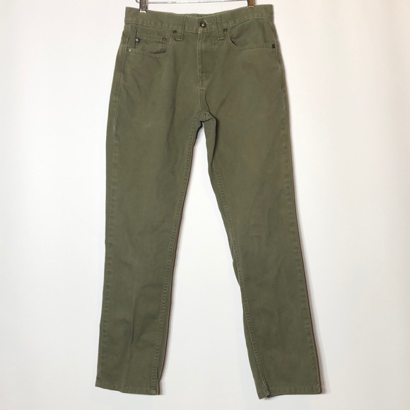Free World | Pants & Jumpsuits | Nite Train Army Green Jean Pants ...